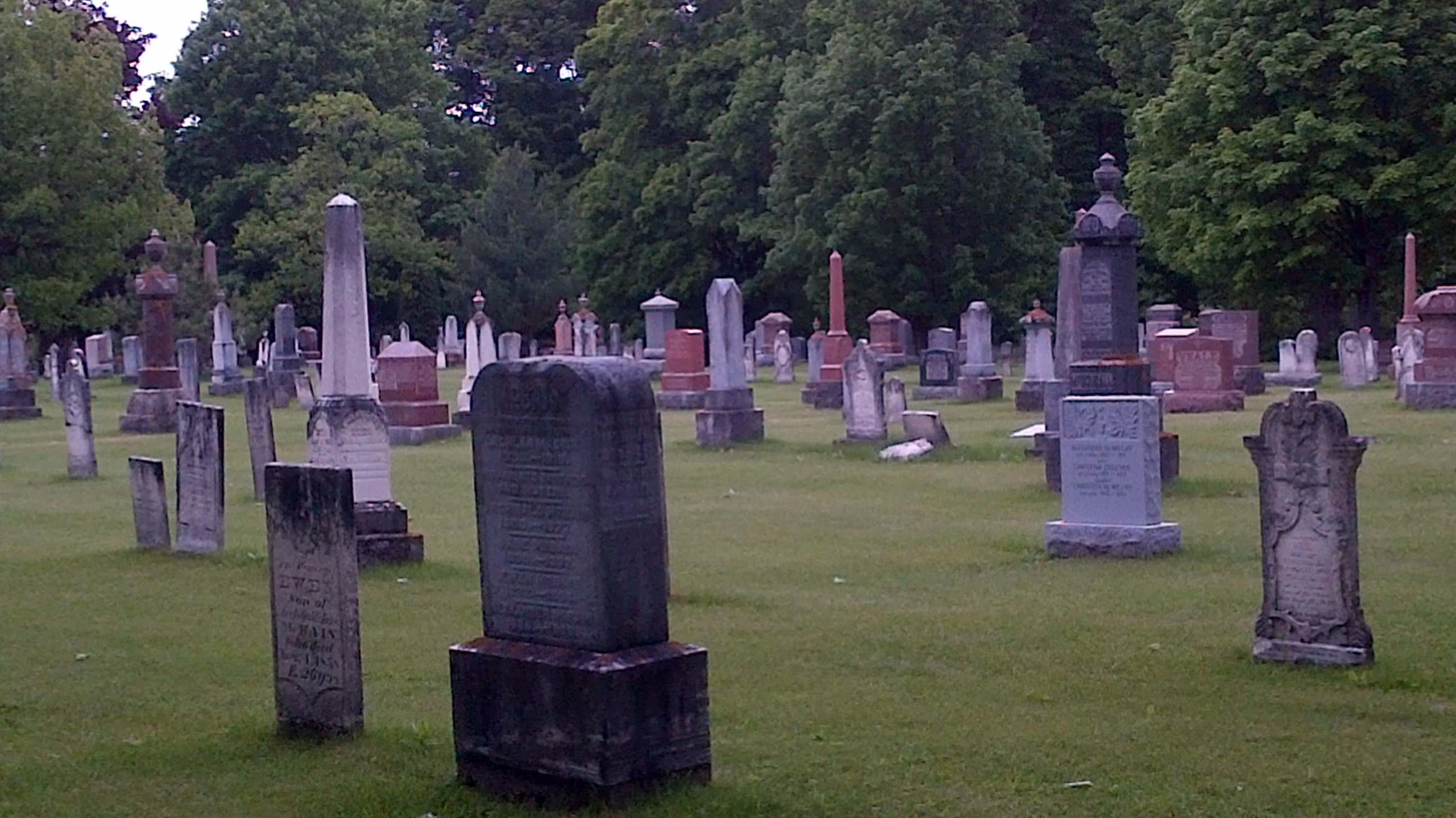 History Meeting at the Old Stone Church cemetery - Beaverton Thorah ...